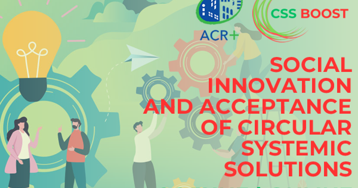Social innovation and acceptance of circular systemic solutions - EU Green Week
